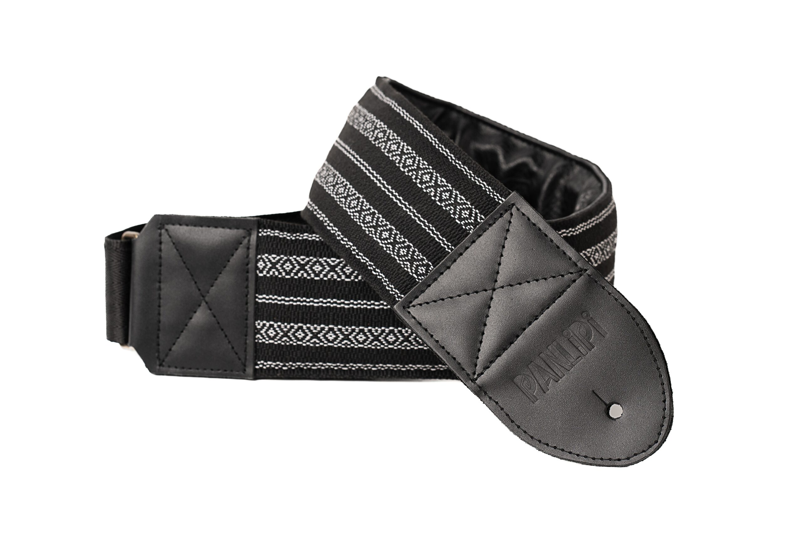 Handmade Panlipi Padded Bass Strap Loom Weave Lilaktob Black White 3 ...